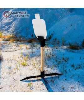 Blanco de tiro Metálico - Silueta Torso IPSC 66% - Madwolf Targets