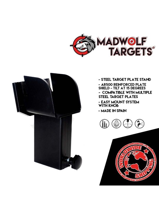 Steel Target Plate Stand for Shooting Targets - Madwolf Targets
