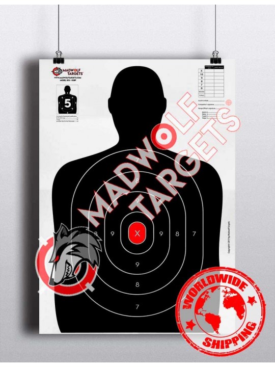 Bundle Pack - 10 Paper Targets Tactical shooting. Precision ...