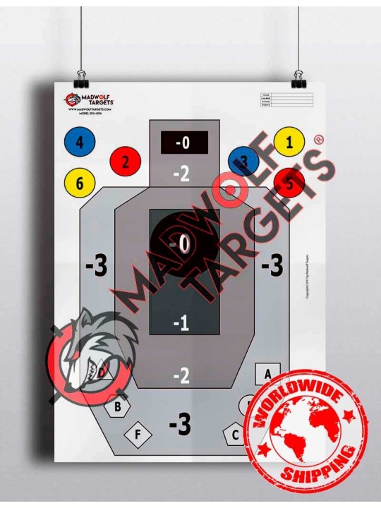 Bundle Pack - 20 Paper Targets Tactical shooting. Precision ...